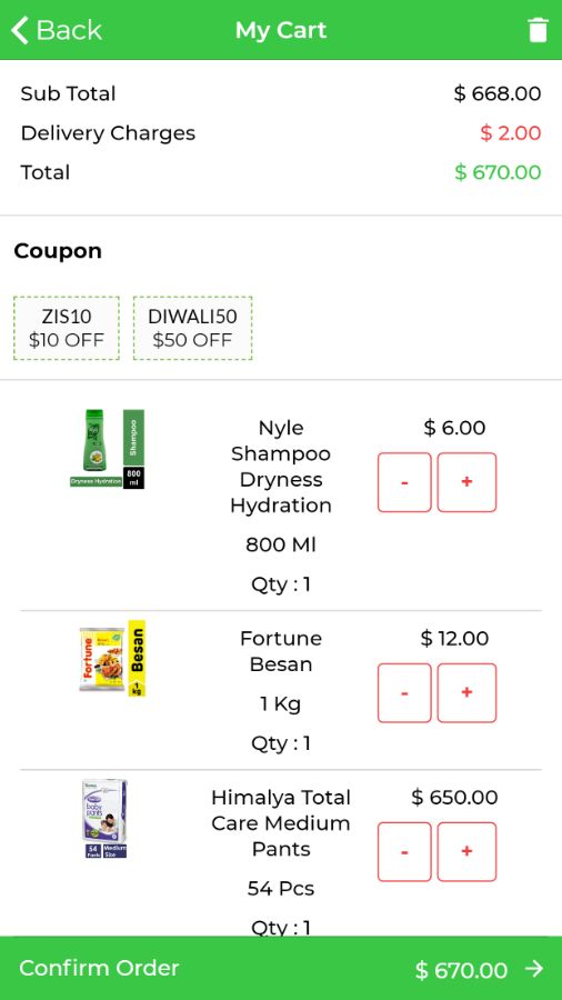 Grocery Android & iOS App with Delivery Boy and Store Manager App by Scurite
